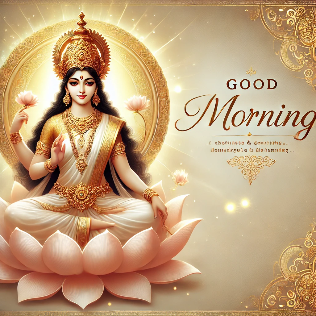 Good Morning Laxmi Ji Wishes Images - Blessed Morning